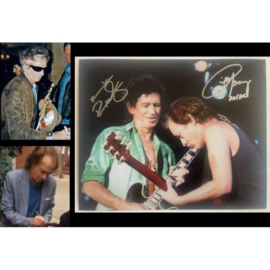 Keith Richards and Angus Young 8 x 10 photo signed with proof | Awesome ...