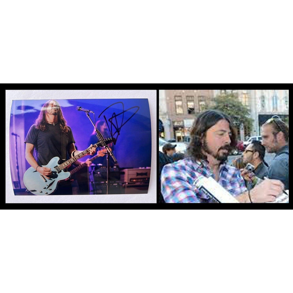 David Grohl Nirvana Foo Fighters 5x7 photograph signed with proof ...