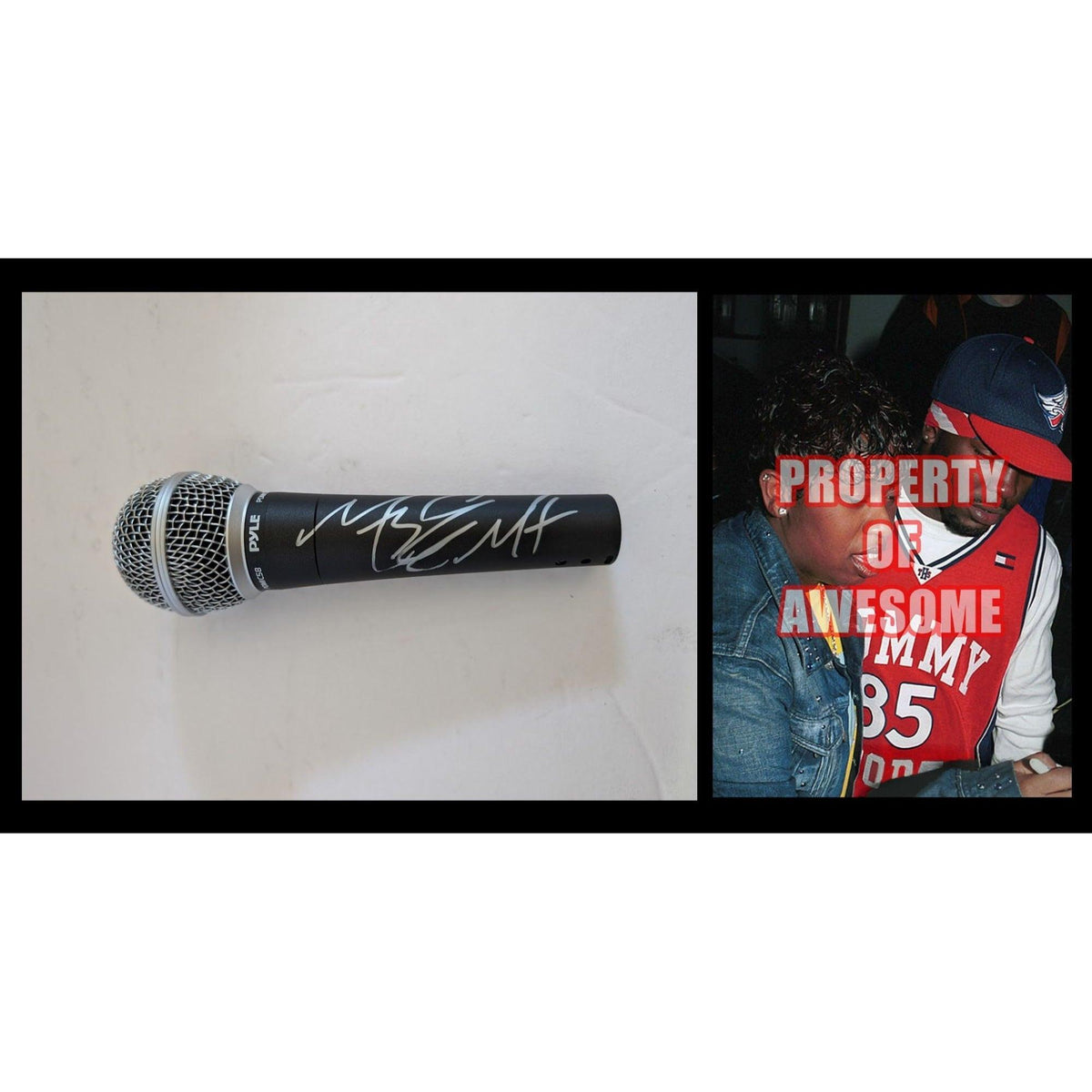 Melissa Arnette Elliott 'Missy Elliott' microphone signed with proof ...
