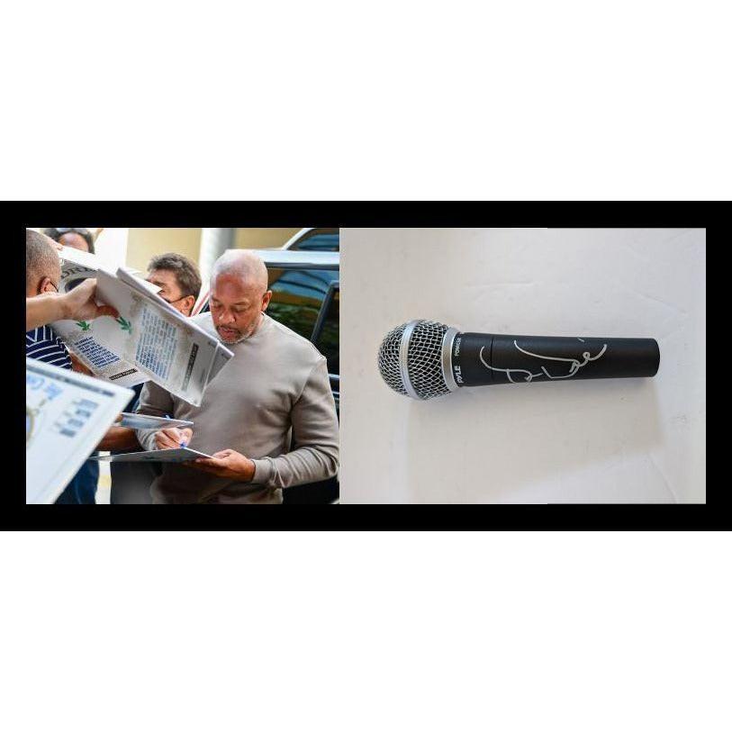 Andre Romelle Young 'Dr. Dre' microphone signed with proof – Awesome ...