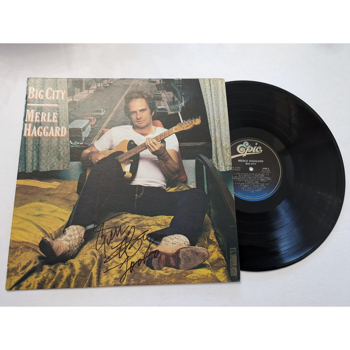 Merle Haggard Big City original LP signed – Awesome Artifacts