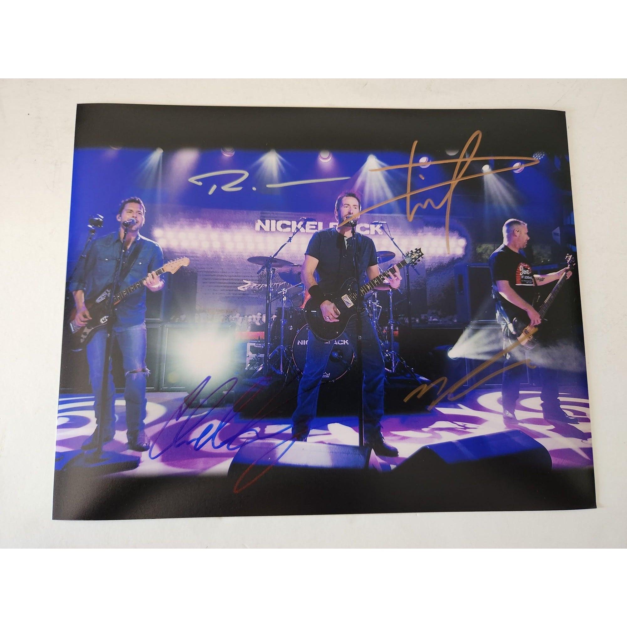 Nickelback Chad Krueger 8x10 photo signed with proof | Awesome Artifacts
