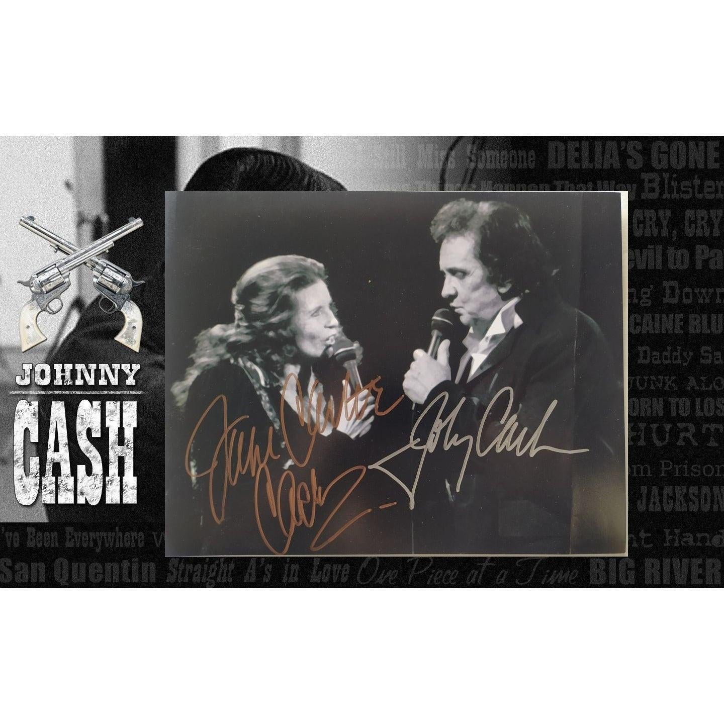 "Johnny" & "June Carter Cash" 8 by 10 photo signed with proof – Awesome ...