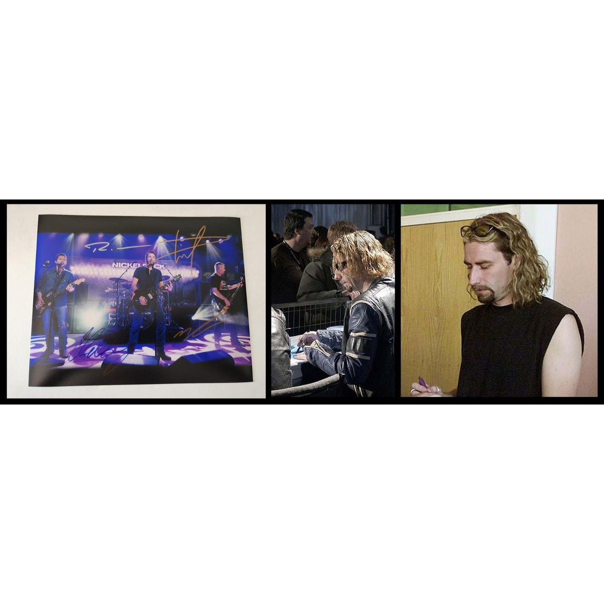 Nickelback Chad Krueger 8x10 photo signed with proof | Awesome Artifacts