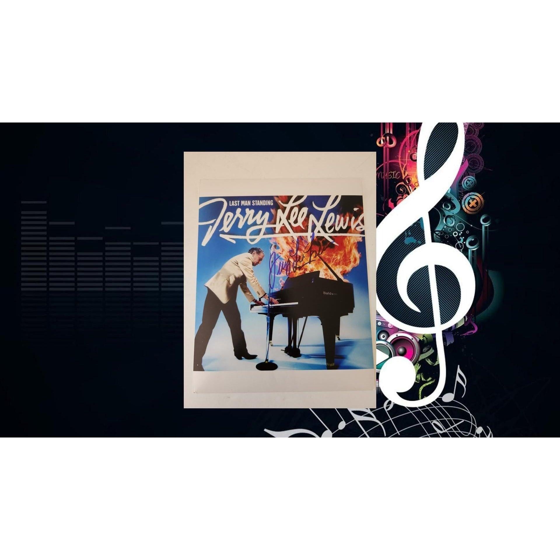 Jerry Lee Lewis 8x10 photo signed - Awesome Artifacts