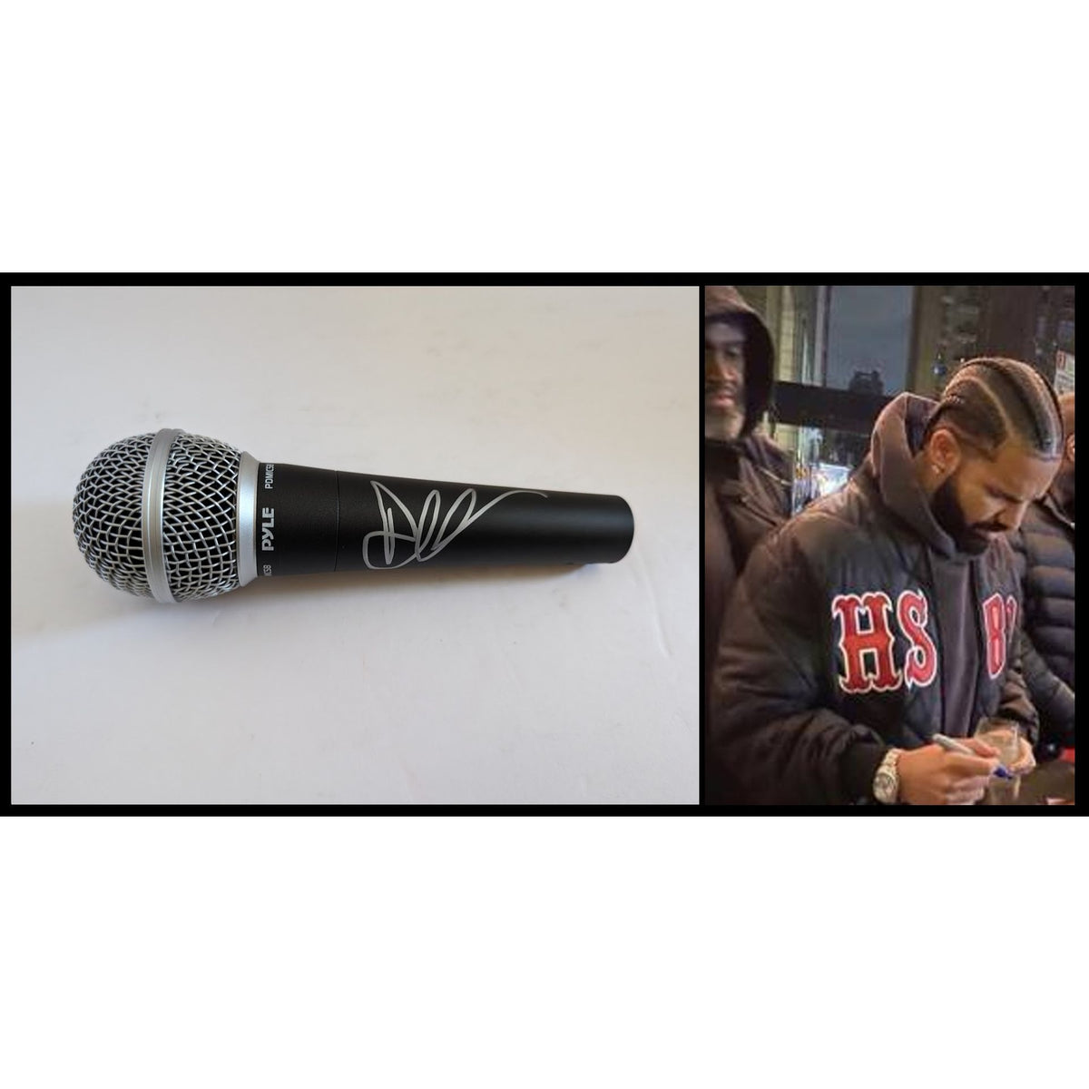 Aubrey Graham 'Drake' microphone signed with proof – Awesome Artifacts