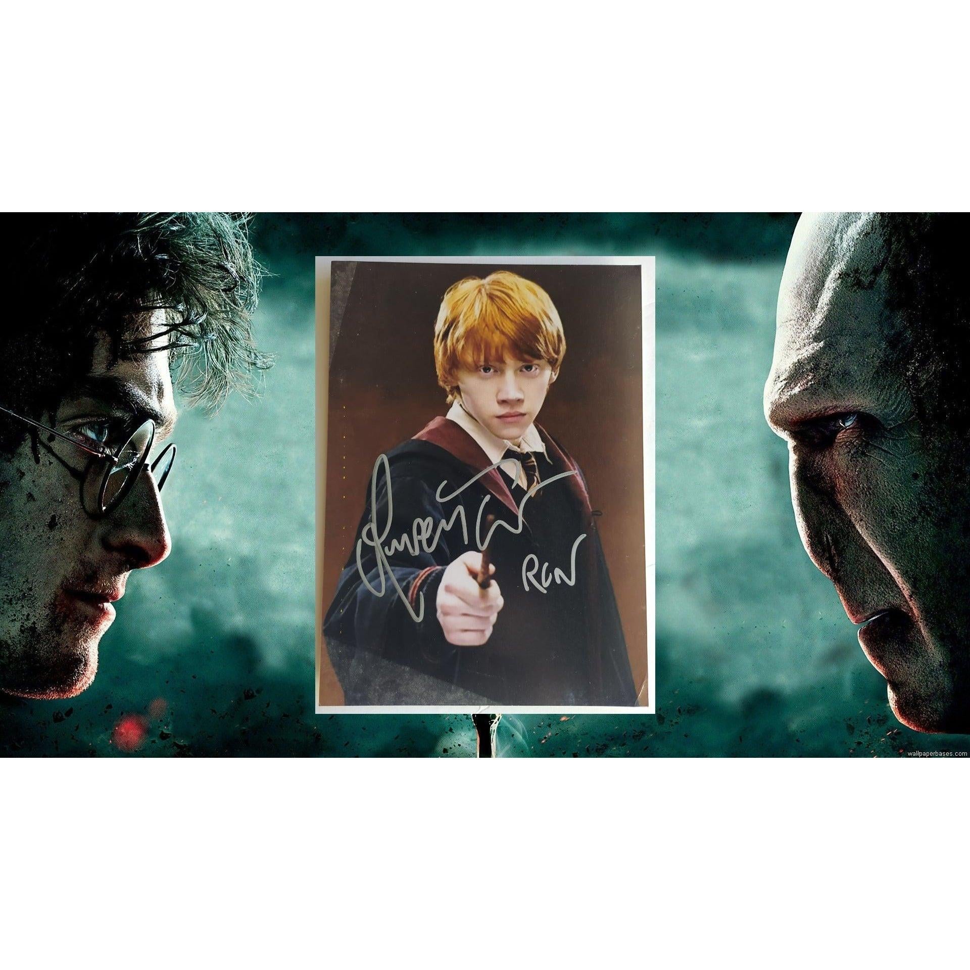 Rupert Grint "Ron Weasley", Harry Potter, 5x7 photo signed with proof ...