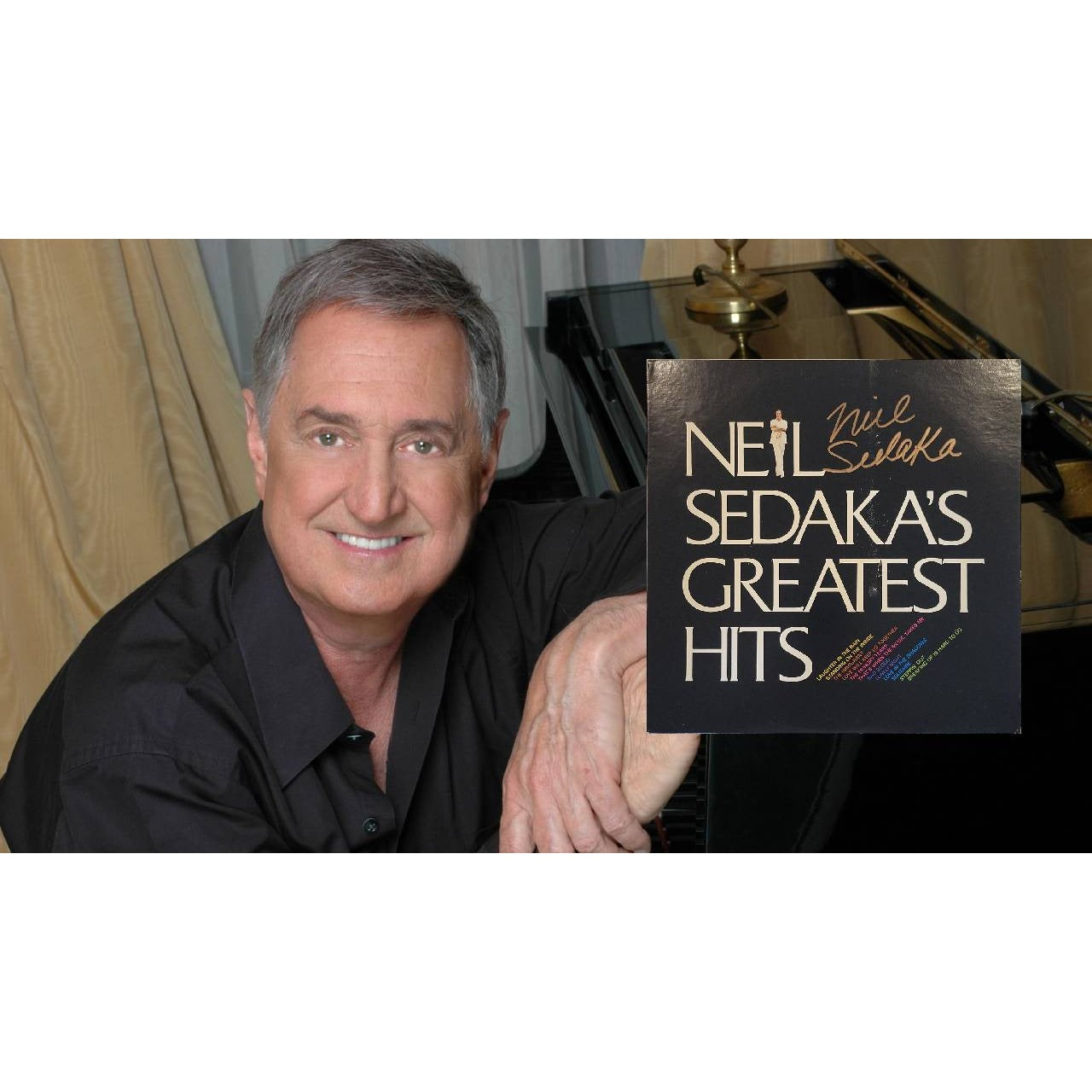 Neil Sedaka 'Greatest Hits' original LP signed with proof