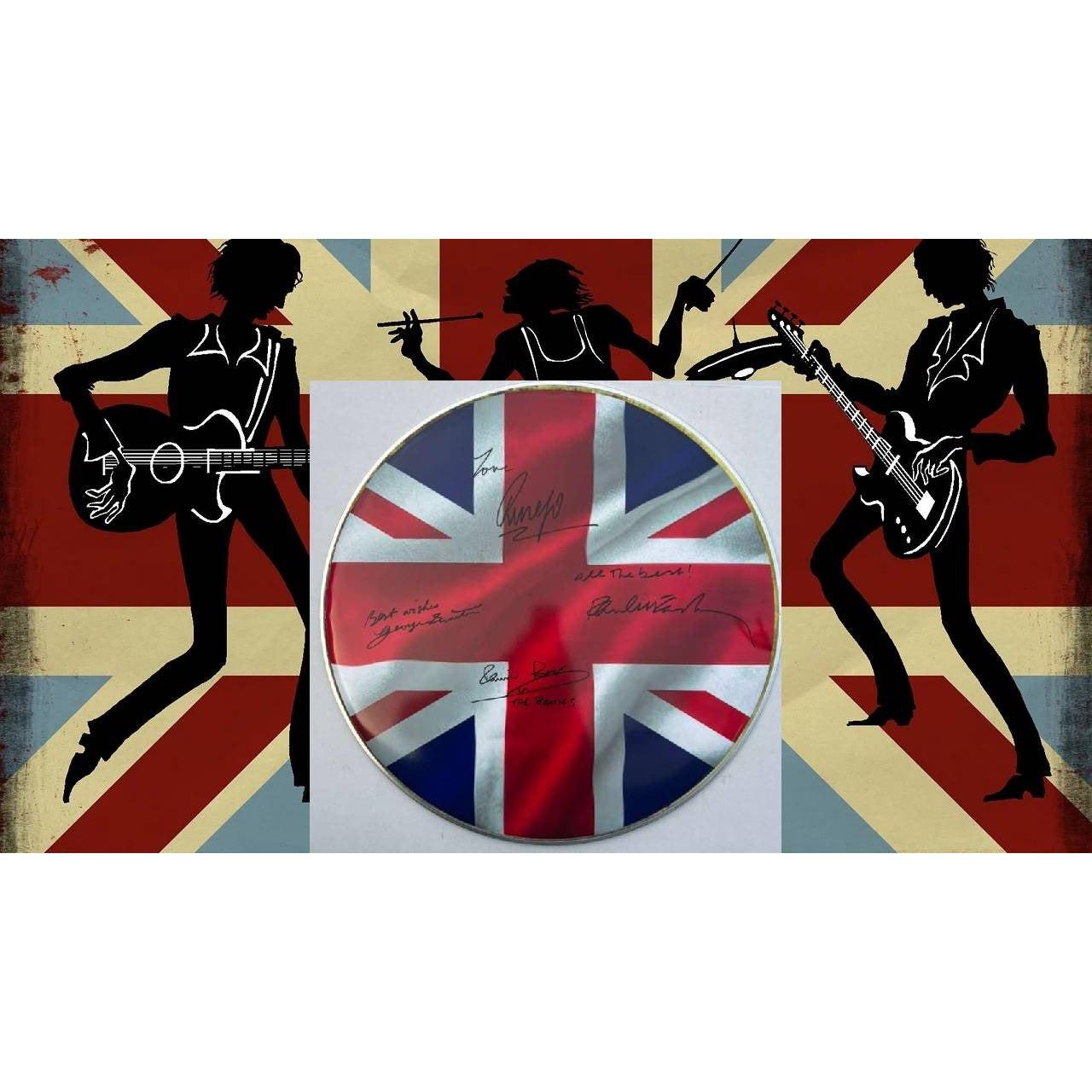 UK British flag The Beatles Ringo Starr Paul McCrtney George Martin Pe