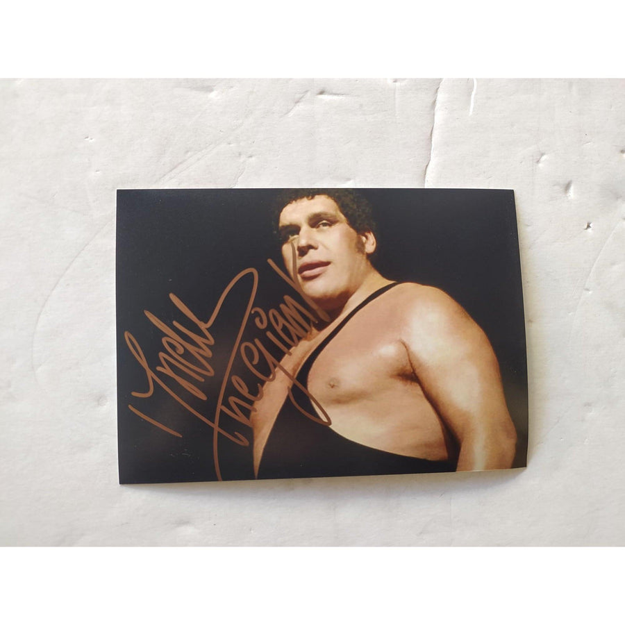 WWE Wrestling Legend "Andre the Giant" signed 5x7 photo – Awesome Artifacts