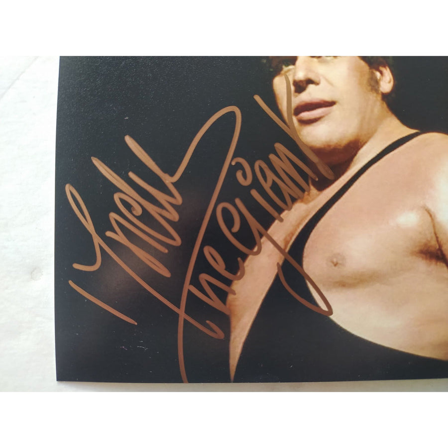 WWE Wrestling Legend "Andre the Giant" signed 5x7 photo – Awesome Artifacts