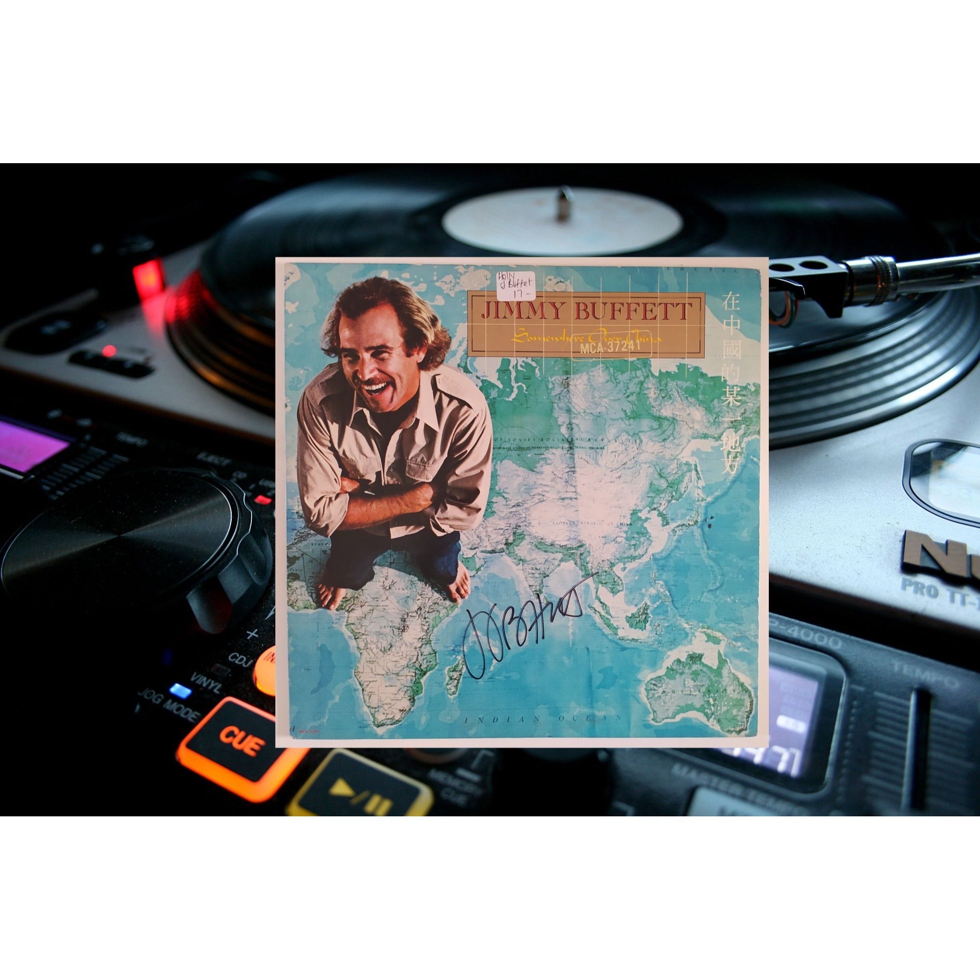 Jimmy Buffett Somewhere Over China original LP signed with proof ...