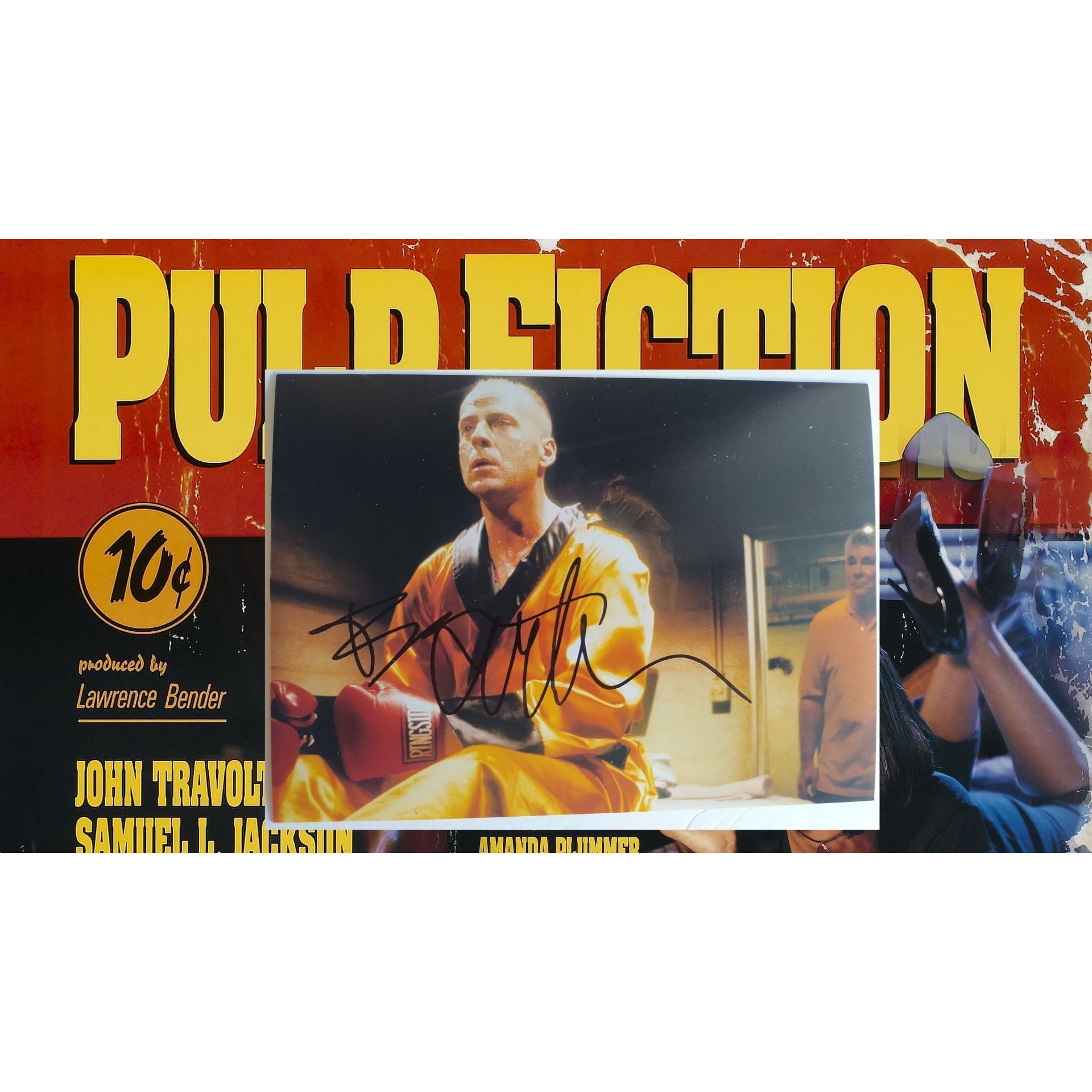 Bruce Willis Butch Coolidge Pulp Fiction 5x7 photo signed with proof ...