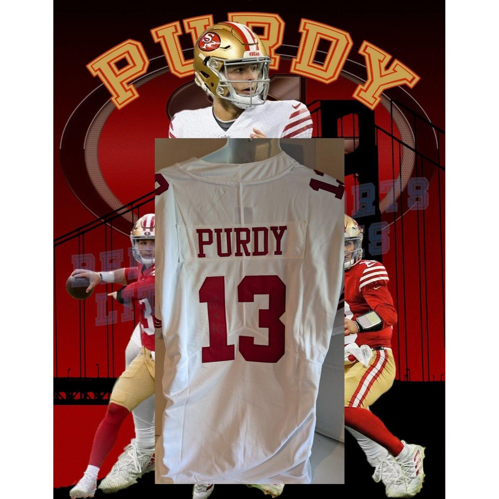 Brock Purdy San Francisco 49ers game model jersey Nike xl signed with