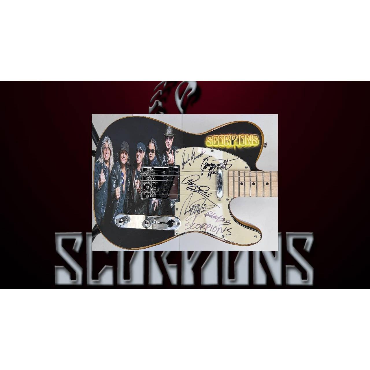 Mikkey Dee, Matthias Jabs, Klaus Meine, Rudolf Schenker and Paweł Mąci