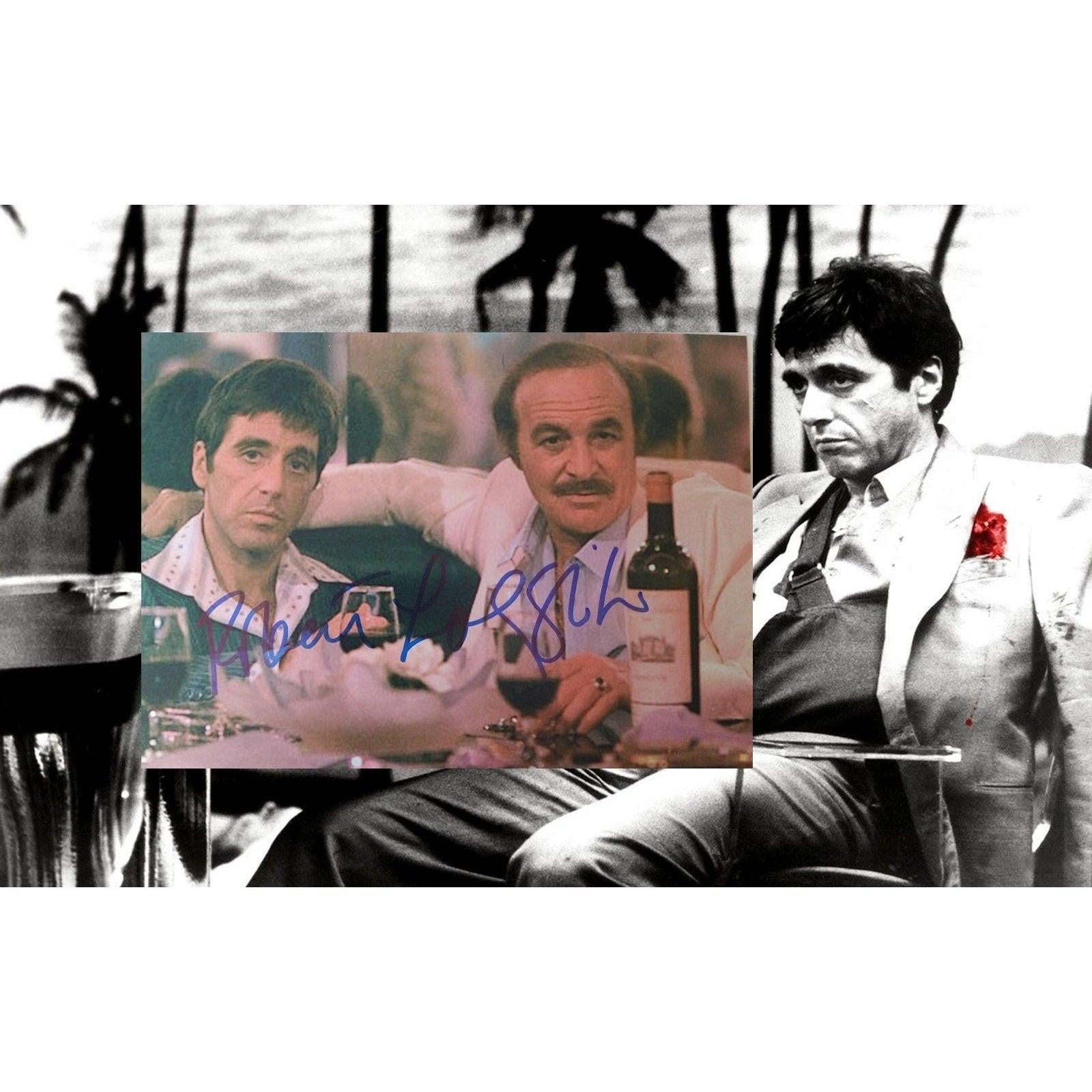 Robert Loggia, "Frank Lopez", Scarface, 5x7 photo, signed with proof ...