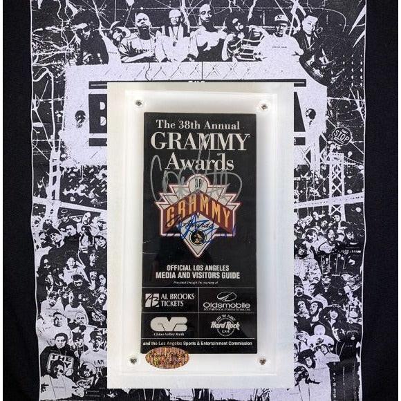 Tupac Shakur "2Pac" & Coolio vintage Grammy Awards ticket original sig