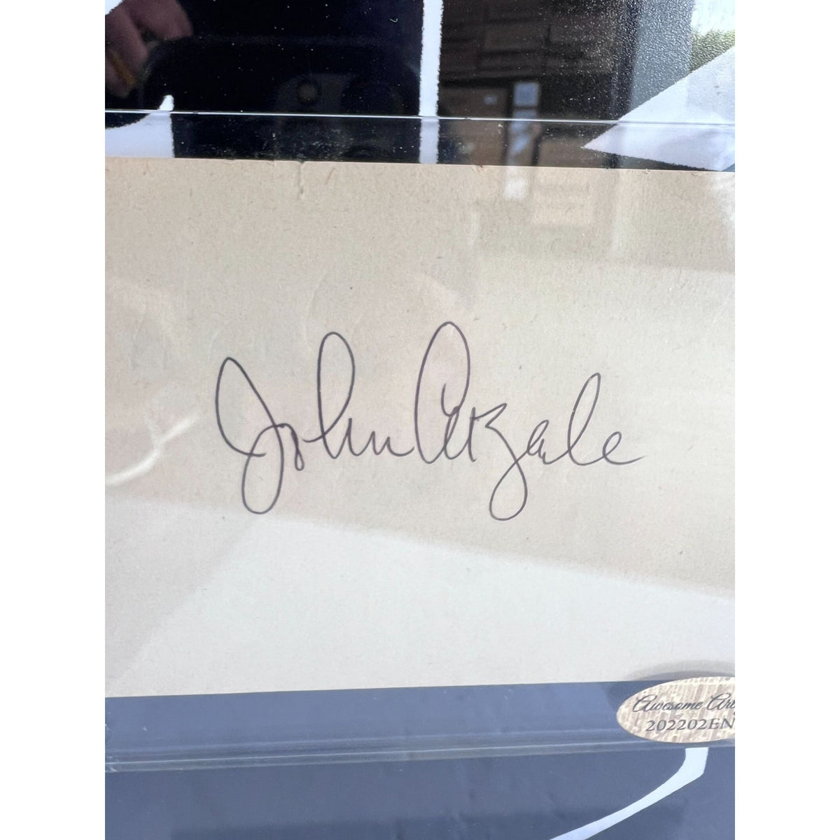 John Cazale Fredo corleone The Godfather cut signature signed and fram ...