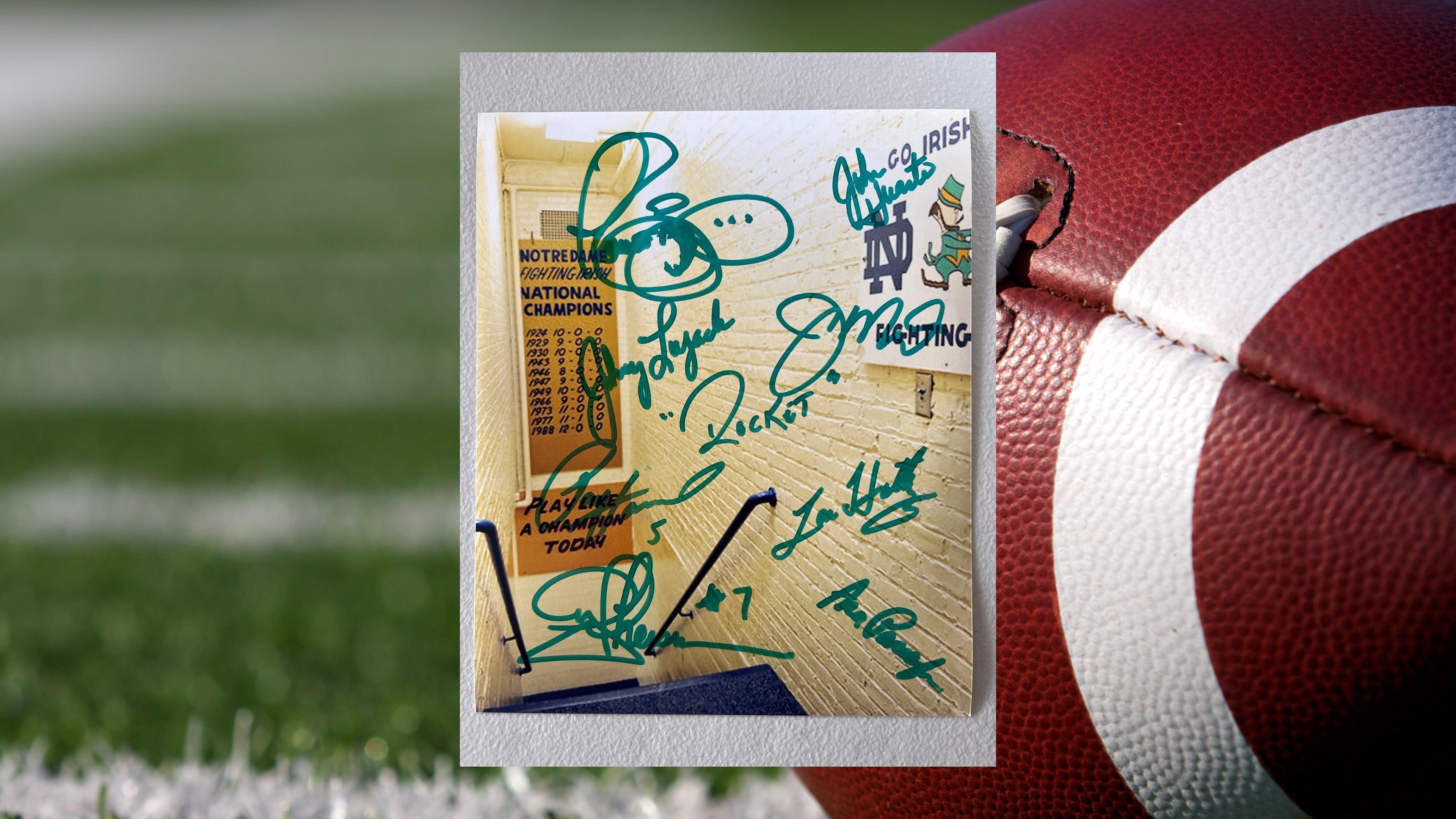 Notre Dame Fighting Irish Rahim Ismail, Joe Montana, Jerome Bettis