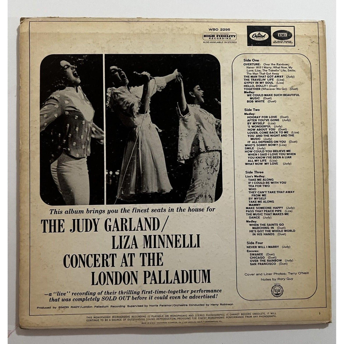 Judy Garland and Liza Minnelli live at the London Palladium original L ...