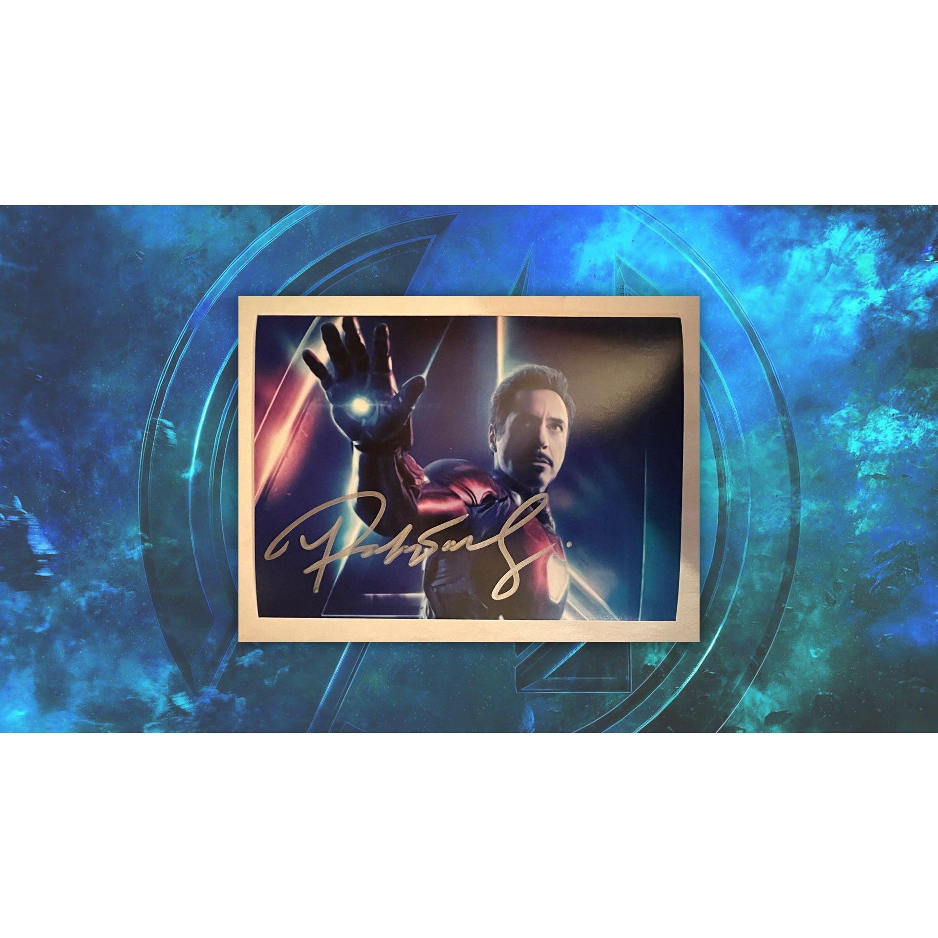 Robert Downey Jr Tony Stark Iron Man 5x7 photo signed with proof
