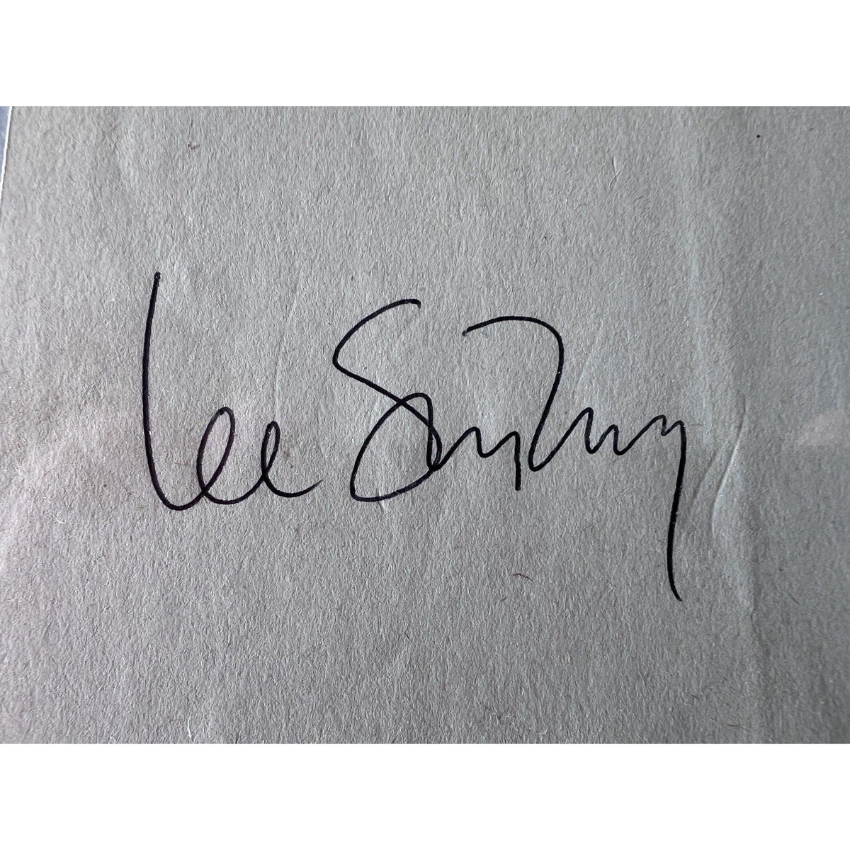 Lee Strasberg "Hyman Roth Godfather Part II" autograph book page signe ...
