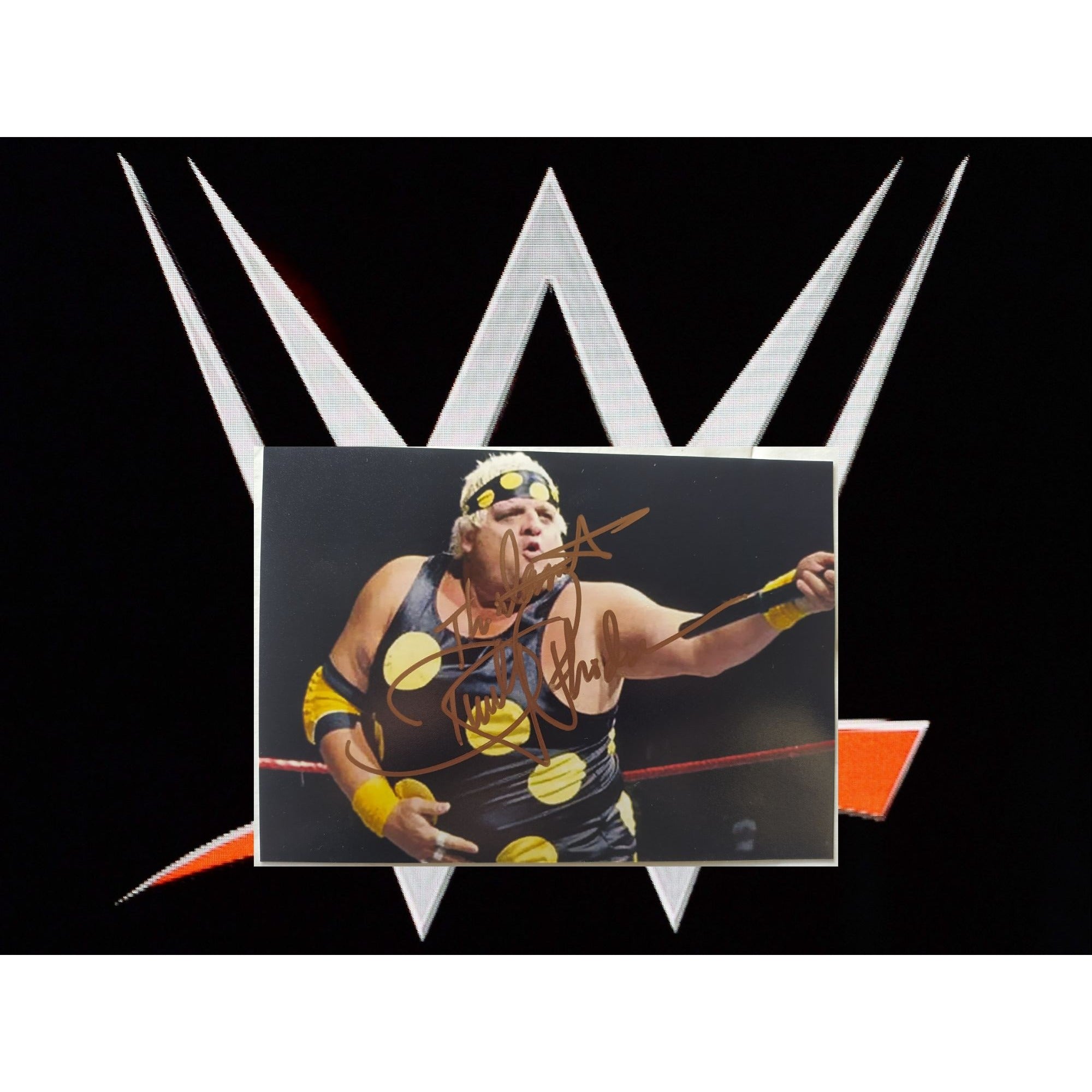 WWE Wrestling Legend "Dusty Rhodes" signed 5x7 photo – Awesome Artifacts