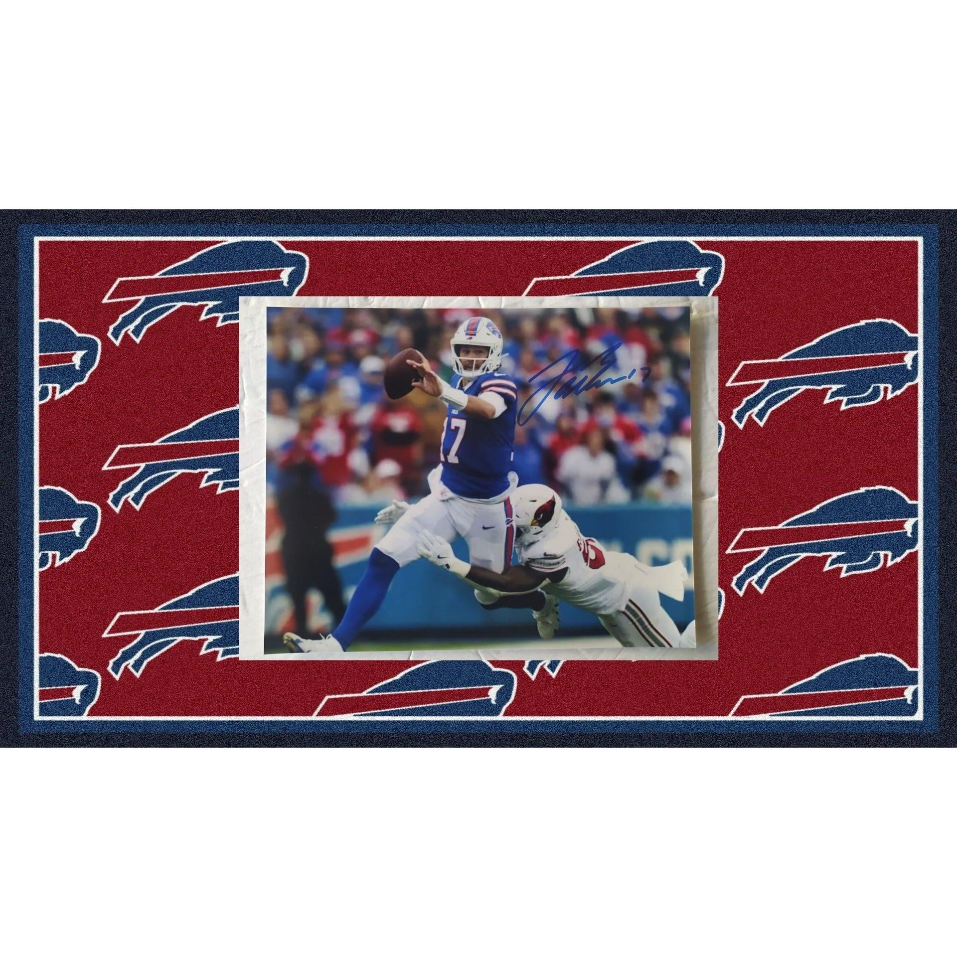 Josh Allen Buffalo Bills 8x10 photo signed with proof - Awesome
