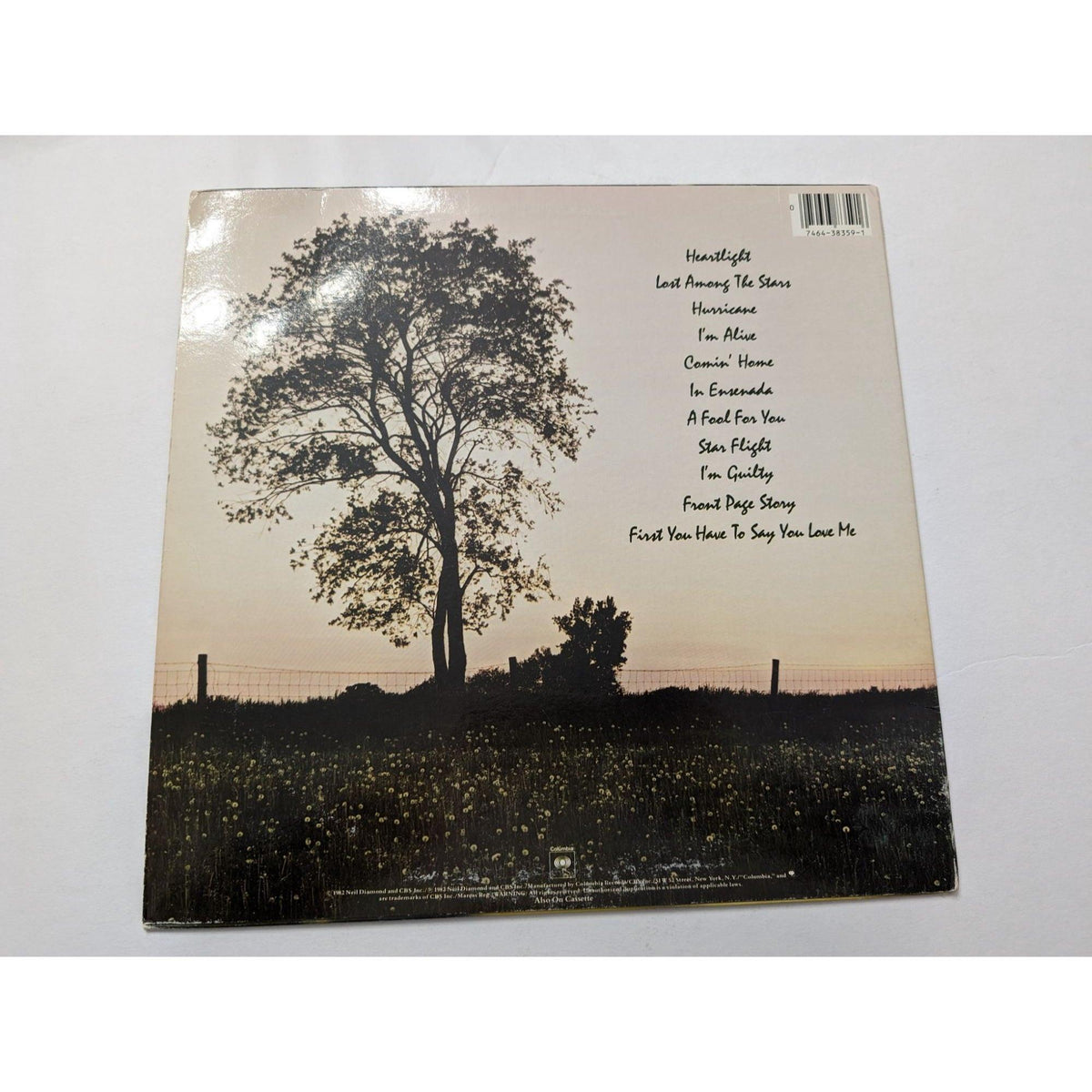 Neil Diamond heartlight original LP signed with proof | Awesome Artifacts