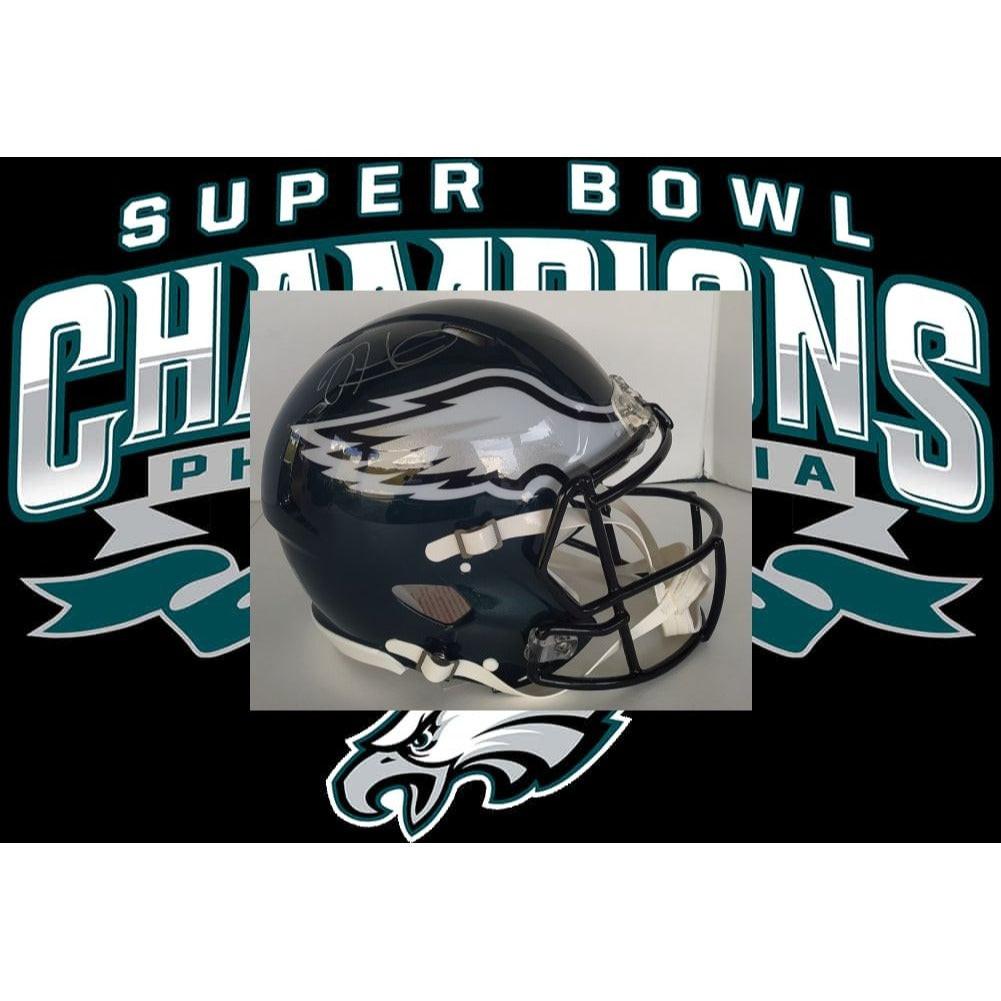 Jalen Hurts Philadelphia Eagles Riddell Authentic game model helmet
