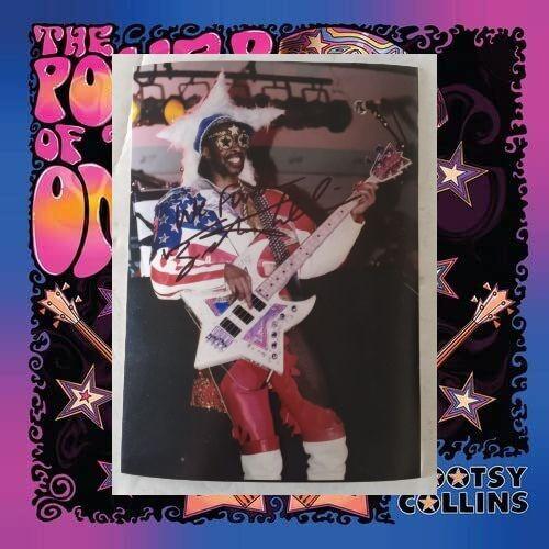 Bootsy Collins bass guitar player 5x7 photo signed - Awesome Artifacts