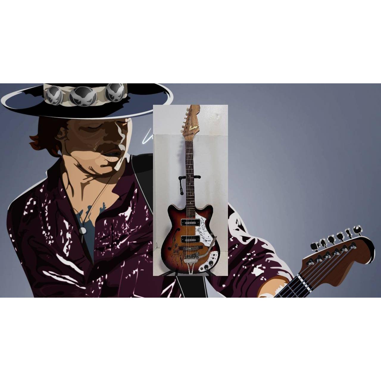 Stevie Ray Vaughan "SRV" vintage hollow body full size electric guitar ...