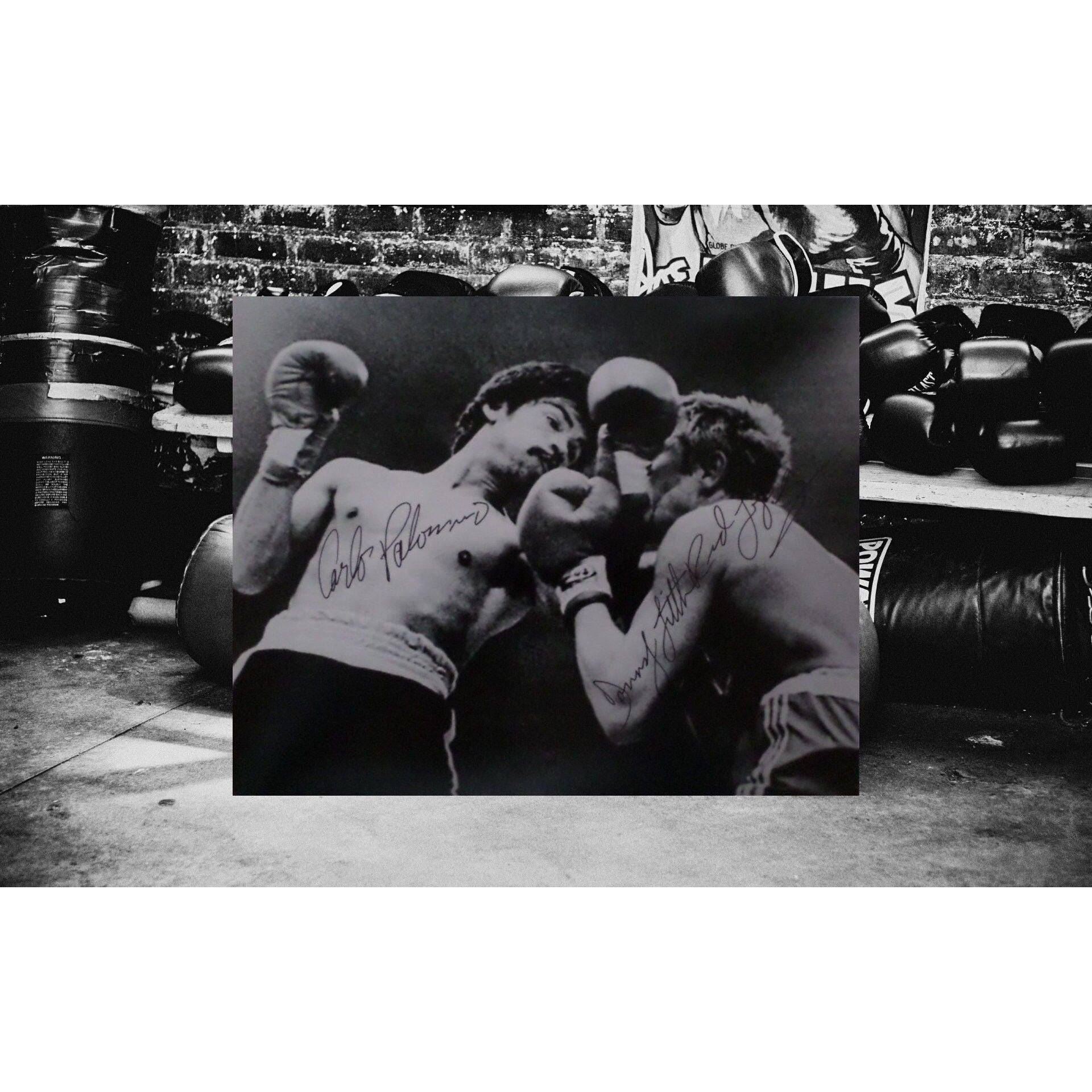 Carlos Palomino and Danny Little Red Lopez 8 x 10 signed photo ...
