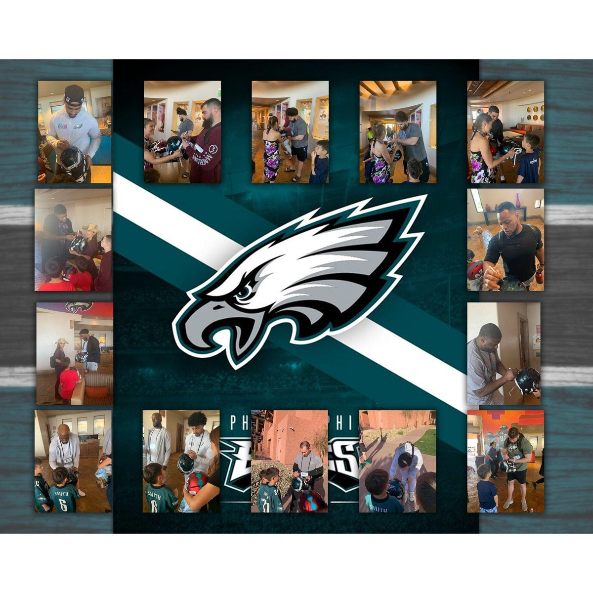 Fletcher Cox Philadelphia Eagles 5x7 photo signed with proof with free ...