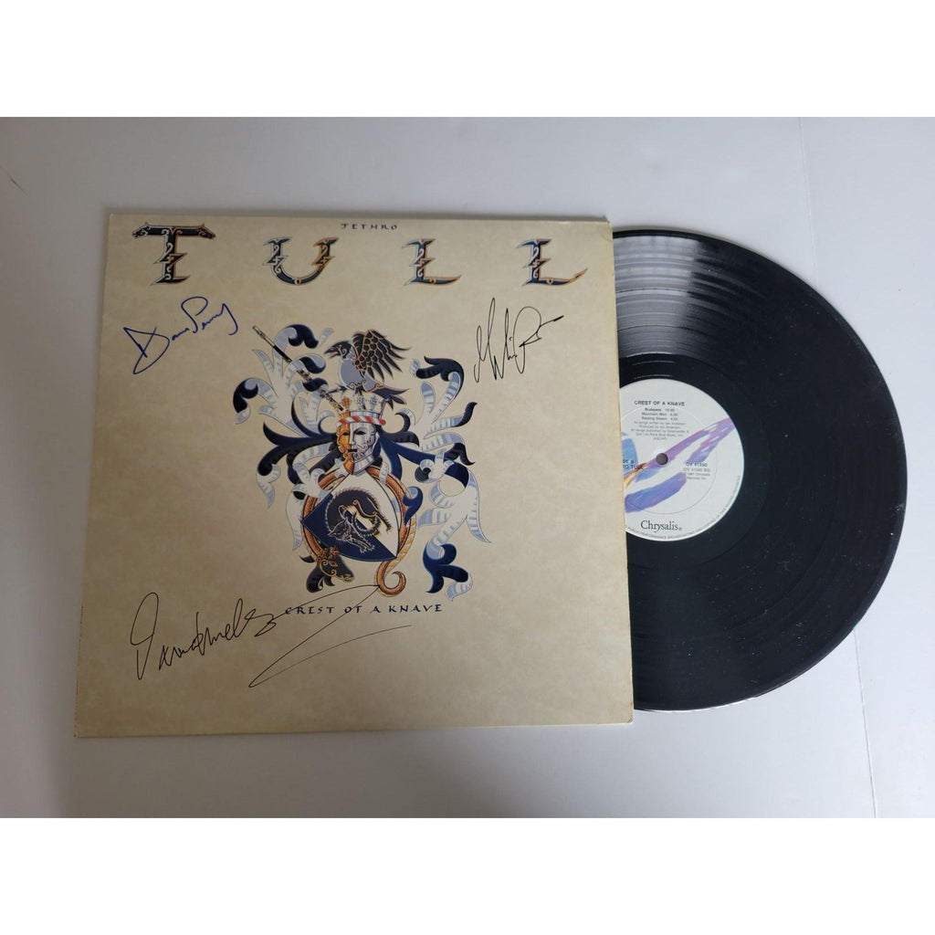Jethro Tull Crest of a Knave LP signed | Awesome Artifacts